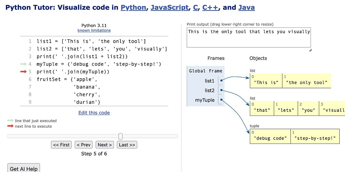 Free webinar about Python Tutor + Pandas Tutor, with Philip Guo